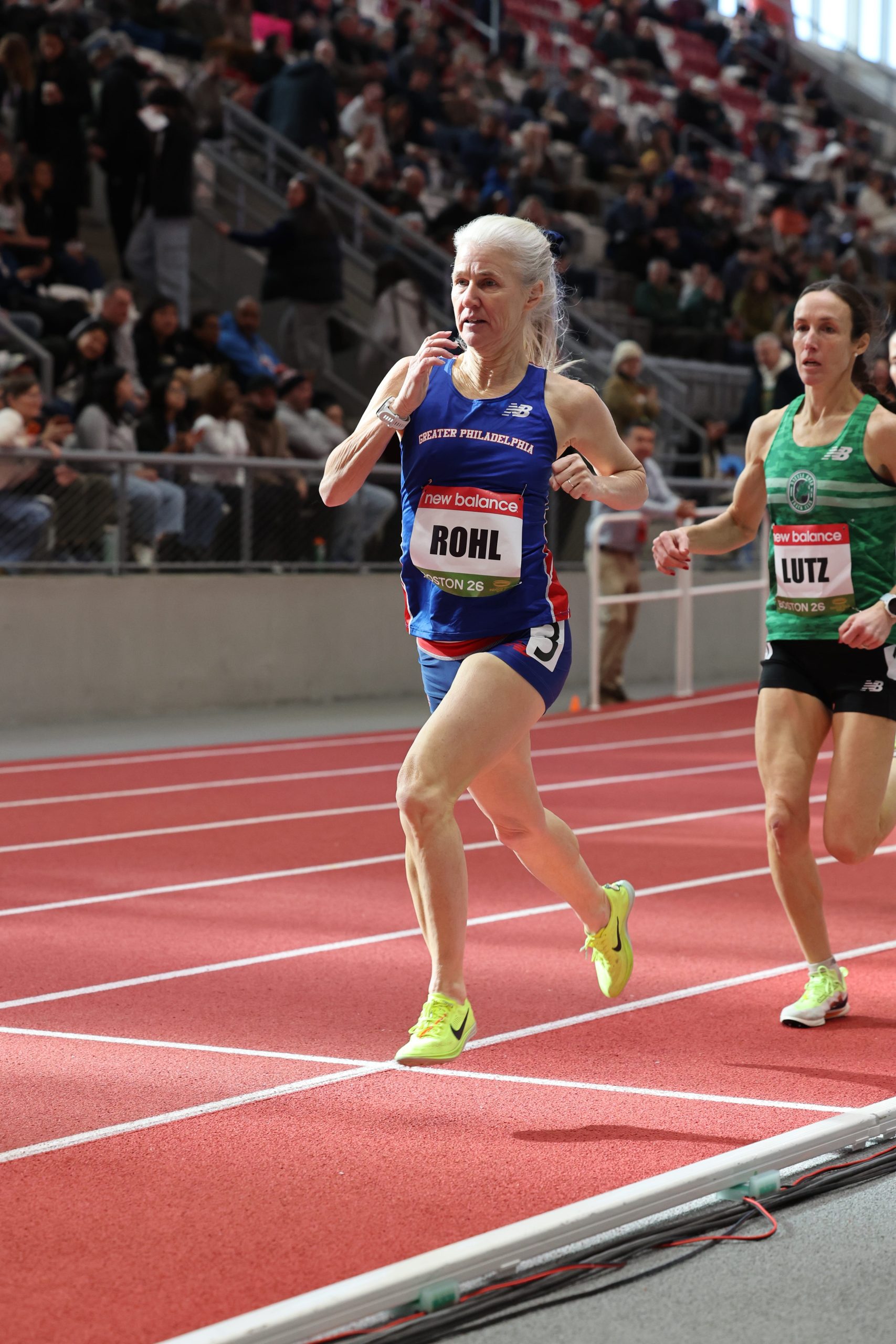 Aos 60 anos, Michelle Rohl quebra recorde mundial da milha indoor - Sua ...